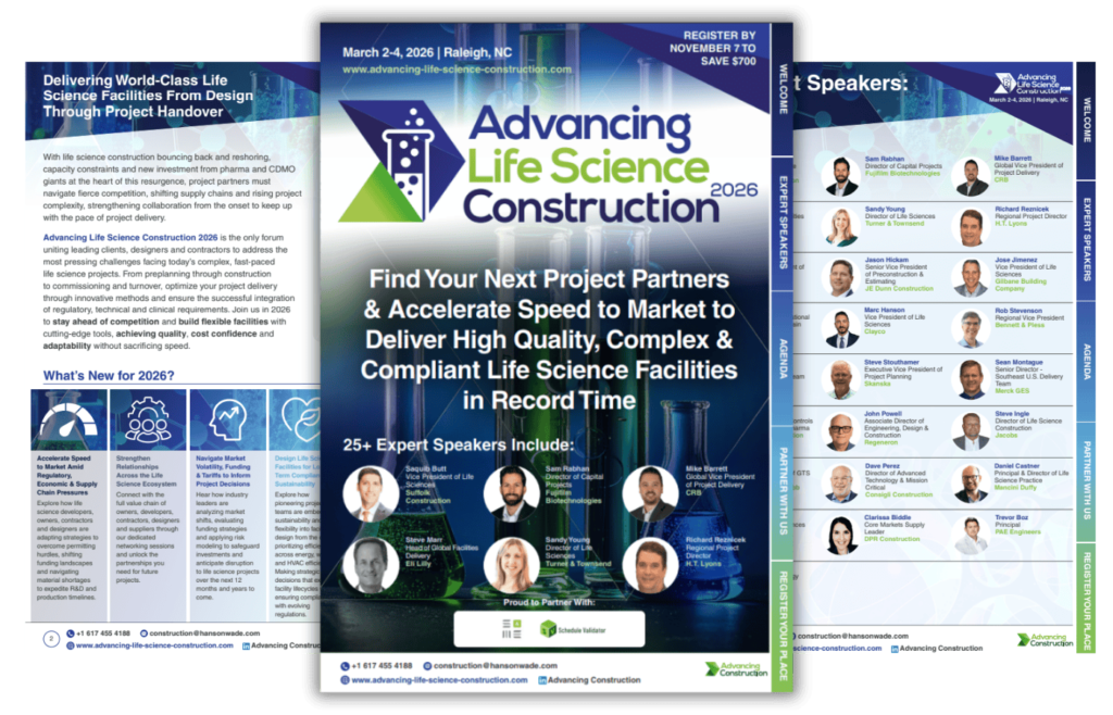 Advancing Life Science Construction 2026